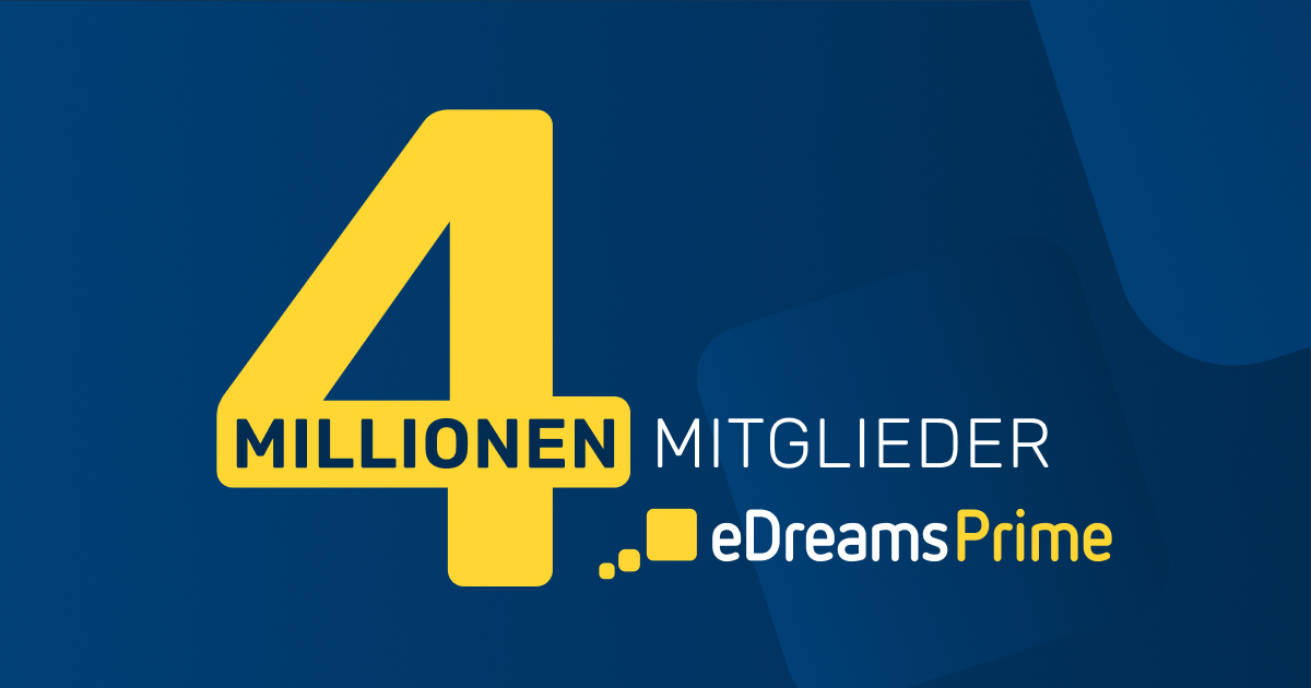 Reisen Sie zu noch günstigeren Preisen mit eDreams Prime